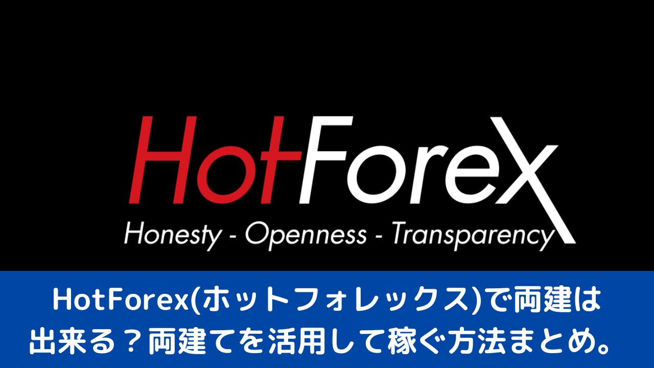 HotForex(HFM)で両建は出来る？両建てを活用して稼ぐ方法 - タナカ先生のビジネスライフ
